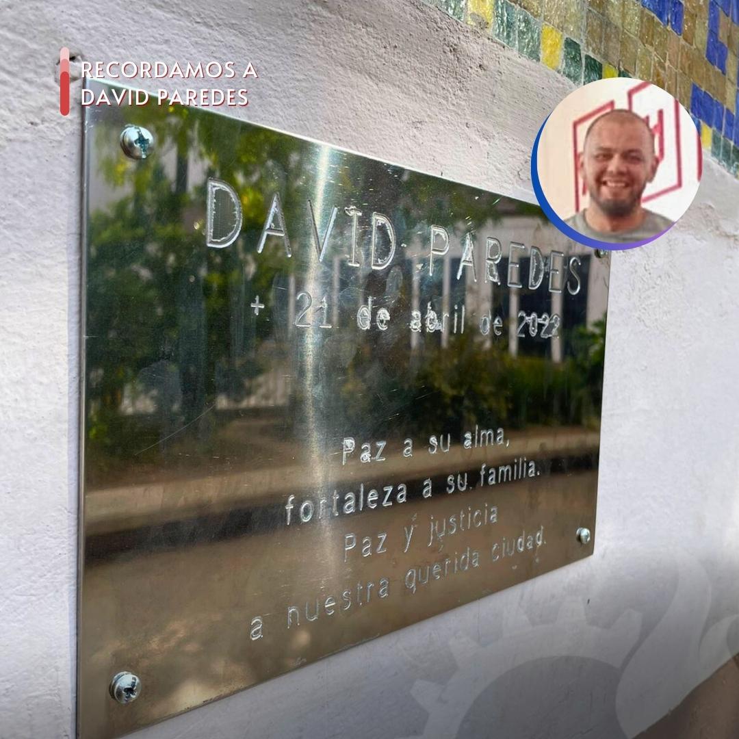 Buscando un símbolo de paz: a 1 año del fallecimiento de David Paredes ...
